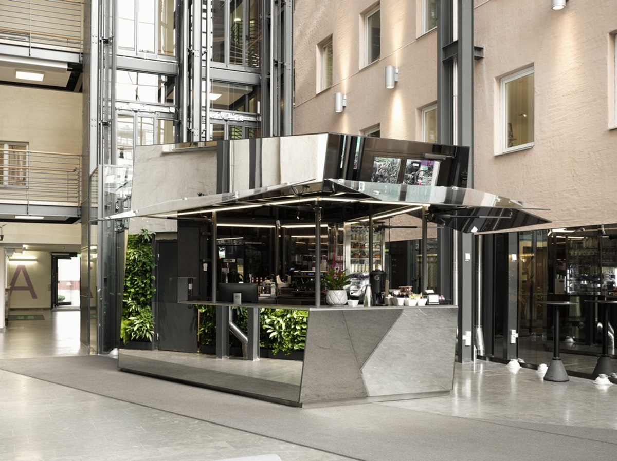 Futuristisches Café